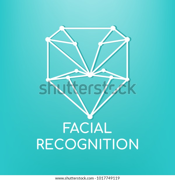 Facial Recognition Logo Stock Vector (Royalty Free) 1017749119 ...