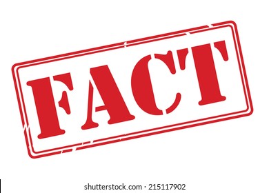 Fact Red Rubber Stamp Vector Over Stock Vector (Royalty Free) 215117902 ...
