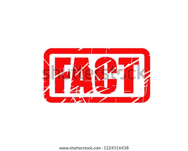 Fact Red Stamp Stock Vector (Royalty Free) 1224316438 | Shutterstock