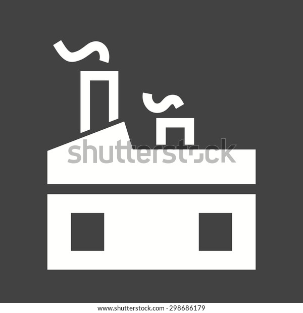Factory Plant Manufacturing Icon Vector Image Stock Vector (Royalty ...