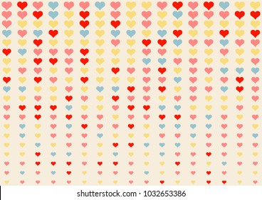 Fade Heart Random Color Background Stock Vector (Royalty Free) 1032653386