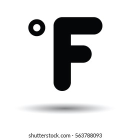 Vector Icon Fahrenheit Symbol Icon Stock Vector (Royalty Free) 1519905461