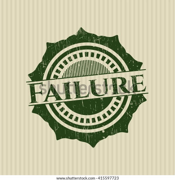 Failure Grunge Style Stamp Stock Vector (Royalty Free) 415597723