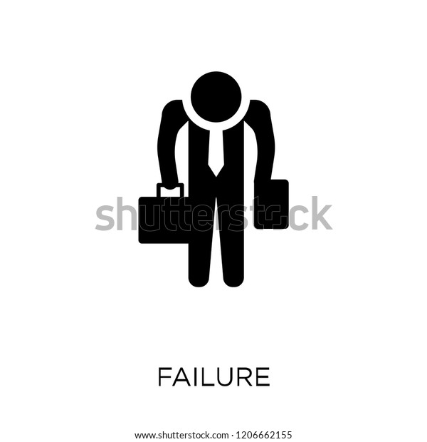 Failure Icon Failure Symbol Design Activity Stock Vector (Royalty Free ...
