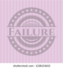 Failure Retro Pink Emblem Stock Vector (Royalty Free) 1238153653 ...