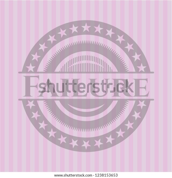 Failure Retro Pink Emblem Stock Vector (Royalty Free) 1238153653 ...