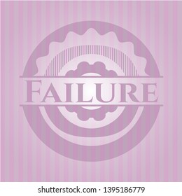 Failure Retro Style Pink Emblem Vector Stock Vector (Royalty Free ...