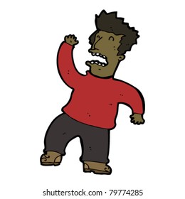 caricatura de un hombre desmayado: vector de stock (libre de regalías ...