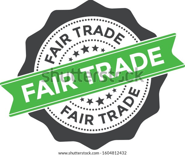Fair Trade Vector Stamp Badge Green Stock Vector (Royalty Free ...