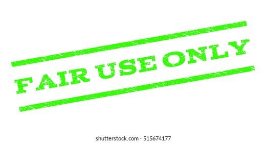 Fair Use Only Watermark Stamp Text Stock Vector (Royalty Free ...