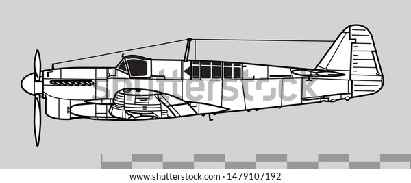 Fairey Firefly Outline Vector Drawing Stock Vector (Royalty Free ...