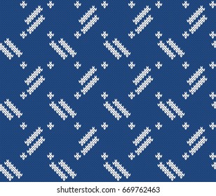 Fairisle Design Seamless Knitting Pattern Stock Vector (Royalty Free ...