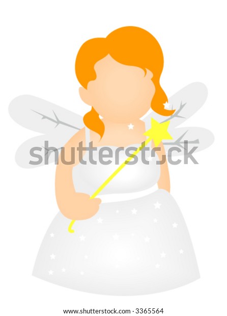 Fairy Costume Vector Stock Vector (Royalty Free) 3365564 | Shutterstock
