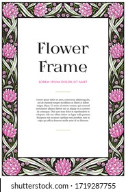 Fairy Tale Frame Flower Border Page Stock Vector (Royalty Free ...