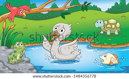 Ugly Duckling Drawing | Free download on ClipArtMag
