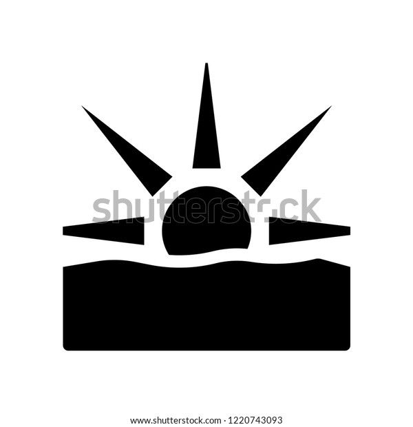 Fajr Dawn Prayer Icon Trendy Fajr Stock Vector (Royalty Free ...