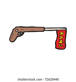 Fake Gun Cartoon Stock Vector (Royalty Free) 72620440 | Shutterstock