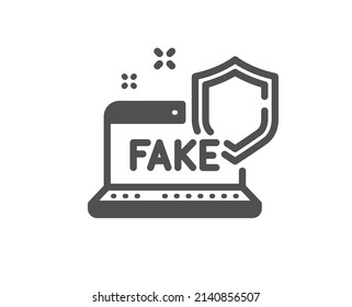 Fake Internet Icon Web Propaganda Sign Stock Vector (Royalty Free ...