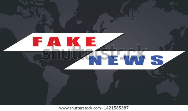Fake News Poster Vector Illustration Stock Vector (Royalty Free ...