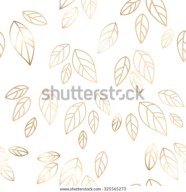 Fall Banner Gold Leaves Vector Illustration Stock Vector (Royalty Free ...