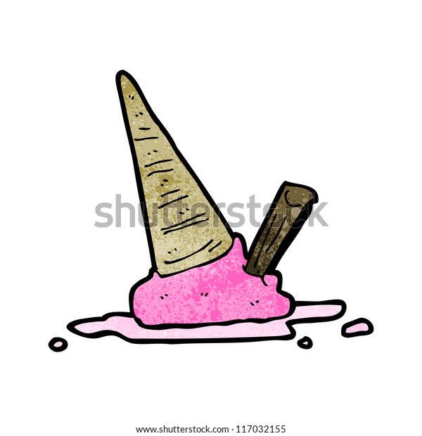 Fallen Ice Cream Cartoon Stock Vector (Royalty Free) 117032155 ...