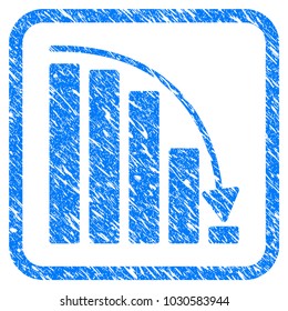 Falling Acceleration Chart Rubber Seal Stamp Stock Vector (Royalty Free ...