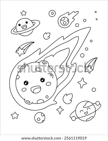 The best free Meteor coloring page images. Download from 15 free ...