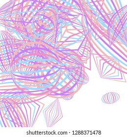 Falling Color Figures Abstract Background Color Stock Vector (Royalty ...