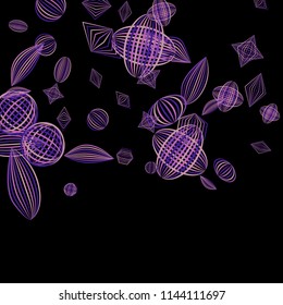 Falling Color Geometric Figures Stock Vector (Royalty Free) 1144111697 ...