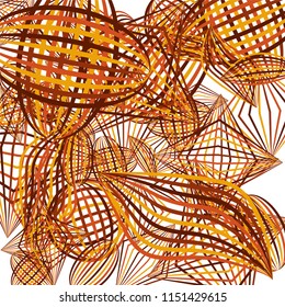 Falling Geometric Figures Concept Background Color: стоковая векторная ...