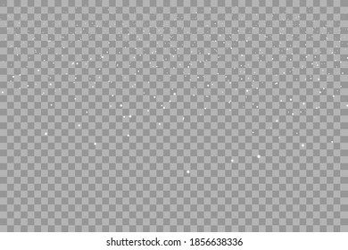 Falling Hail Snow On Transparent Background Stock Vector (Royalty Free ...