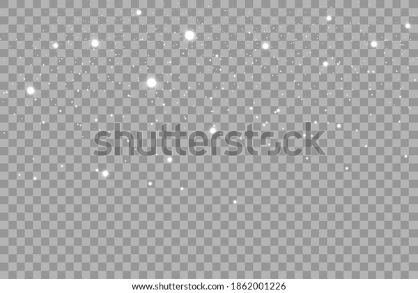 Falling Hail Snow On Transparent Background: เวกเตอร์สต็อก (ปลอดค่า ...