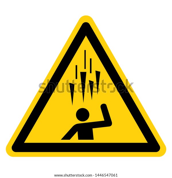 Falling Ice Symbol Sign Vector Illustration 스톡 벡터(로열티 프리) 1446547061 ...