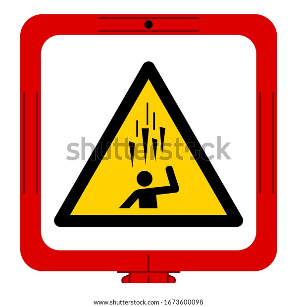 Falling Ice Symbol Sign Vector Illustration Stock Vector (Royalty Free ...