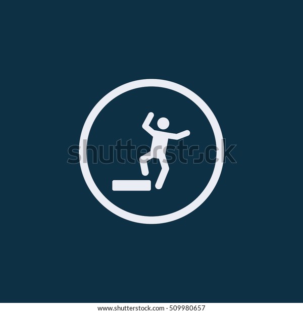 Falling Man Icon Falling Man Sign Stock Vector (Royalty Free) 509980657 ...