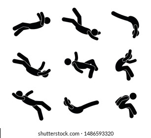 775 Stick figure falling Images, Stock Photos & Vectors | Shutterstock