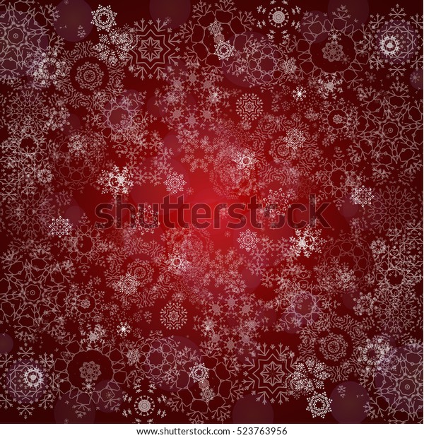 Falling Snow Element Greeting Cards Posters: เวกเตอร์สต็อก (ปลอดค่า ...