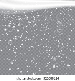Falling snow on a transparent background. Images, Stock Photos ...