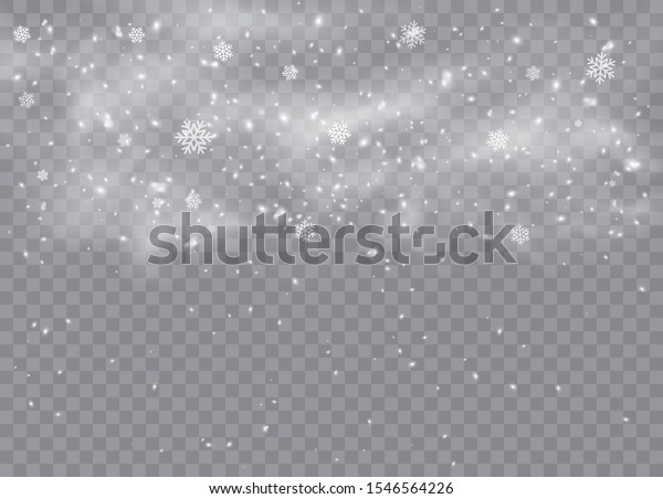 Falling Snowflakes Snow Background Snow Flakes Stock Vector (Royalty ...