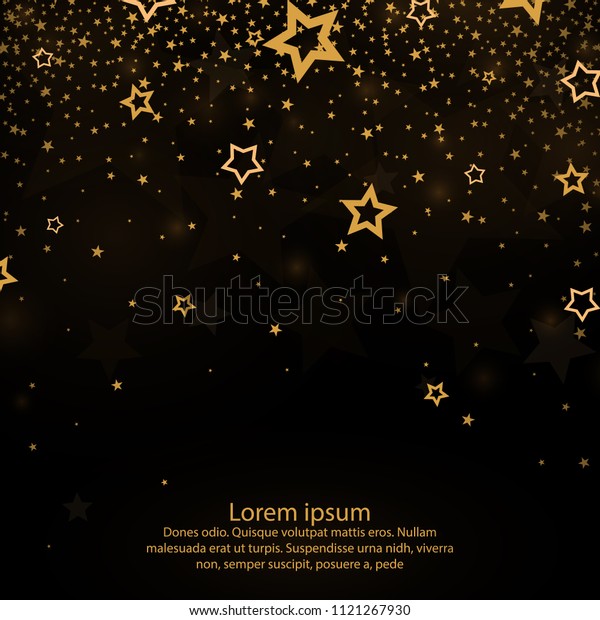 Falling Stars Background Falling Stars Vectorlight Stock Vector ...