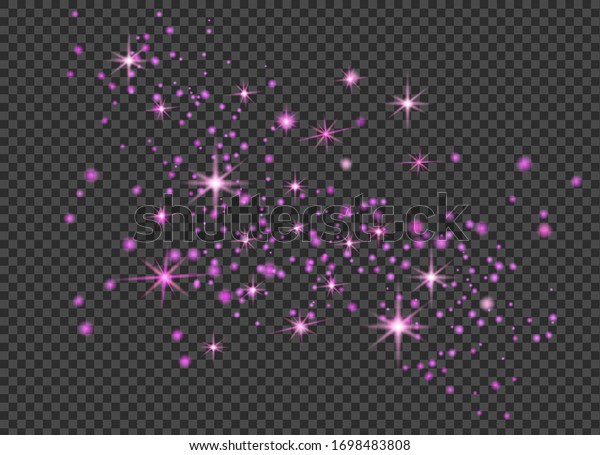 Falling Stars Effect On Checkered Backgroundgold Stock Vector (Royalty ...