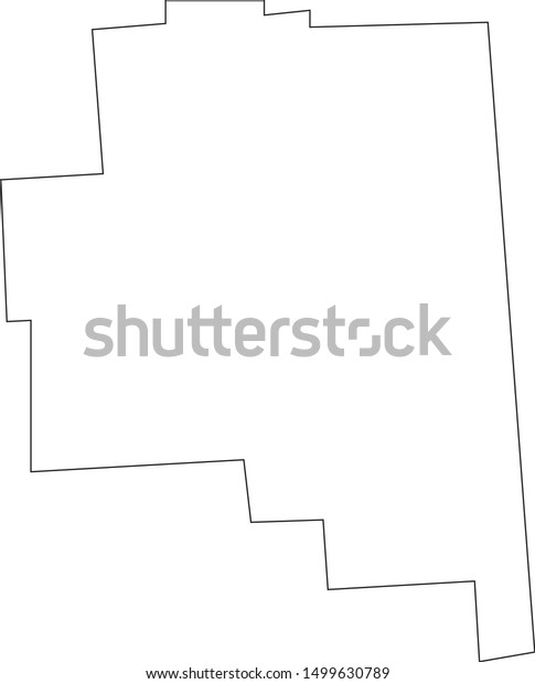 Fallon County Map Montana State Stock Vector (Royalty Free) 1499630789 ...