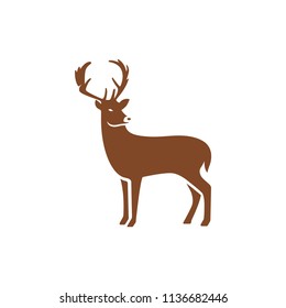 Fallow Deer Vector Icon Fallow Deer Stock Vector (Royalty Free ...