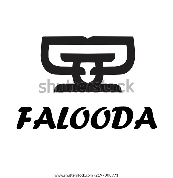 Falooda Shop Logo Design Falooda Shop Stock Vector (Royalty Free ...