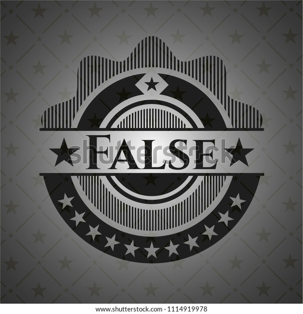 False Dark Emblem Retro Stock Vector (Royalty Free) 1114919978 ...