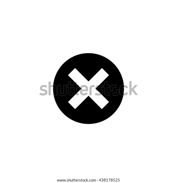 False Icon Trendy Flat Style Background Stock Vector (Royalty Free ...