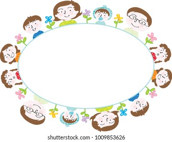Family Background Vector Stock Vector (Royalty Free) 1009853626 ...