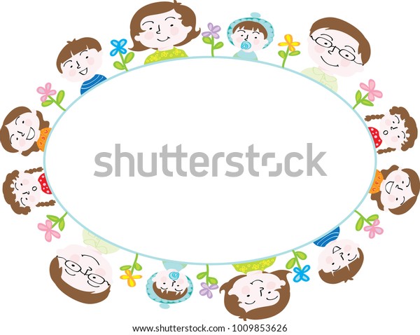 Family Background Vector Stock Vector (Royalty Free) 1009853626 ...