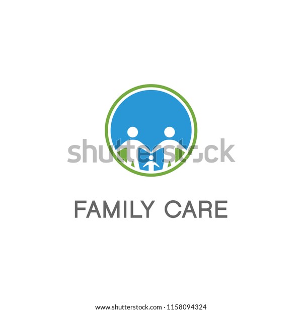 Family Care Logo Design Vector Stock Vector (Royalty Free) 1158094324