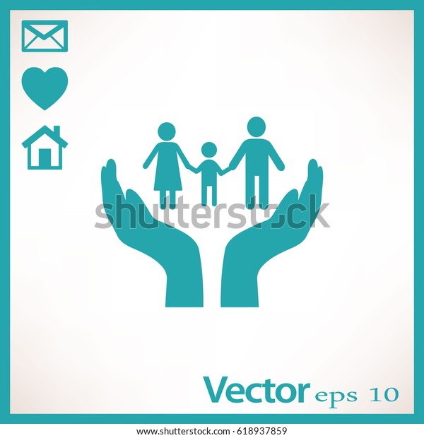 Family Care Vector Stock Vector (Royalty Free) 618937859 | Shutterstock